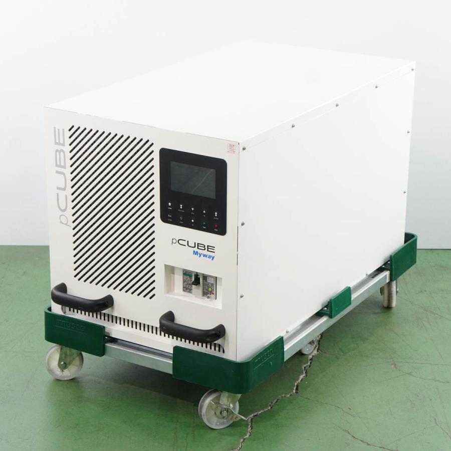 [JB]USED 現状販売 MYWAY MWBFP3-1250-J pCUBE 回生型直流電源 回生型充放電電源 三相200V 取扱説明書 キャスター台車付[ST03743-0698 ...