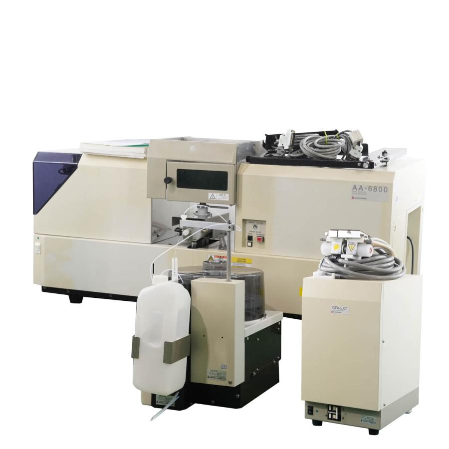 [DW]USED 8日保証 セット 2020年1月点検 SHIMADZU AA-6800F GFA-EX7 ASC-6100 AA-6800 ATOMIC ABSORPTION ...