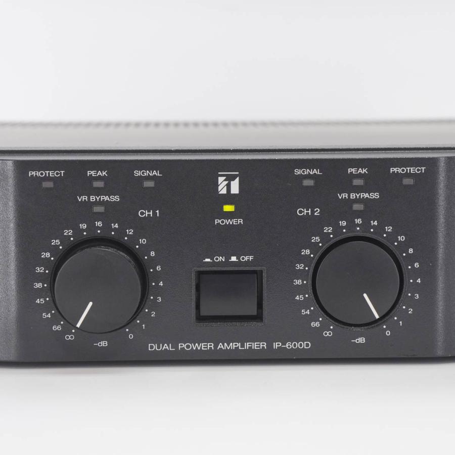 [PG]USED 8日保証 16台入荷 TOA IP-600D DUAL POWER AMPLIFIER パワーアンプ 電源コード ...