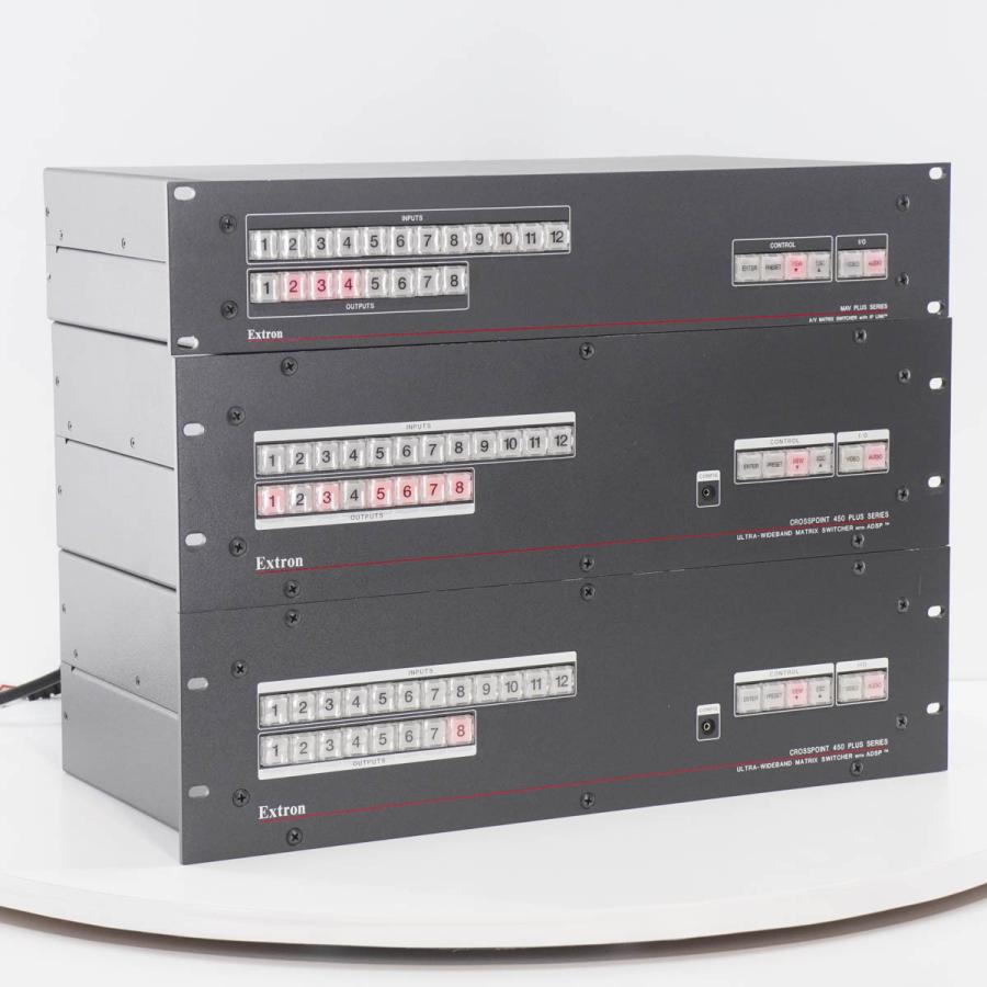 [PG]USED 8日保証 セット Extron MAV PLUS CROSSPOINT 450 ULTRA-WIDEBAND MATRIX ...