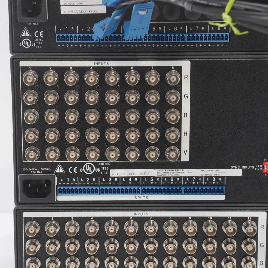 [PG]USED 8日保証 セット Extron MAV PLUS CROSSPOINT 450 ULTRA-WIDEBAND MATRIX ...