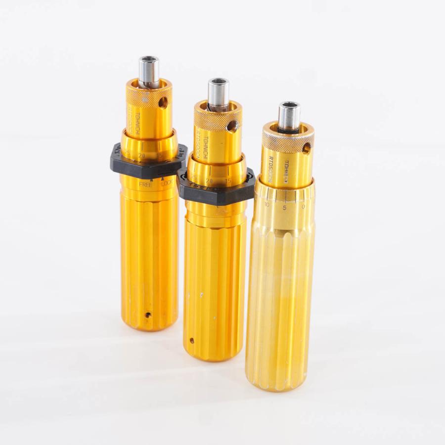 [JB]USED 現状販売 3本セット TOHNICHI RTD500CN TORQUE DRIVER トルクドライバー[ST03767 ...