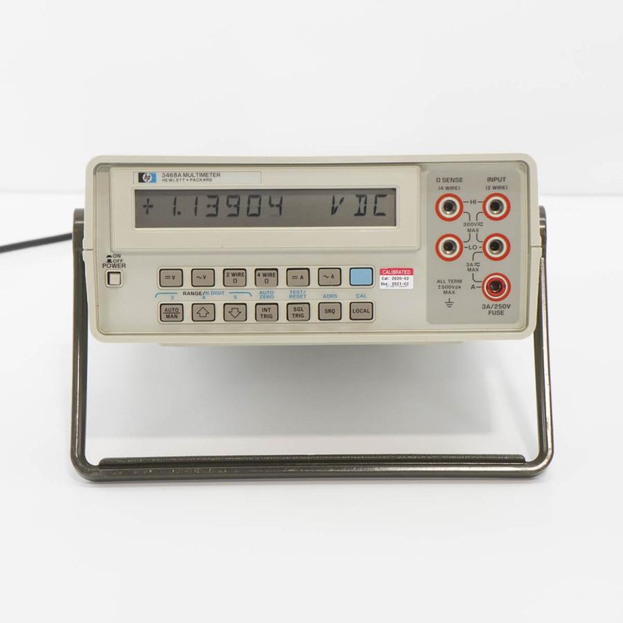 [DW]USED 8日保証 02/2020CAL HP 3468A MULTIMETER マルチメーター[ST03767-0062 ...