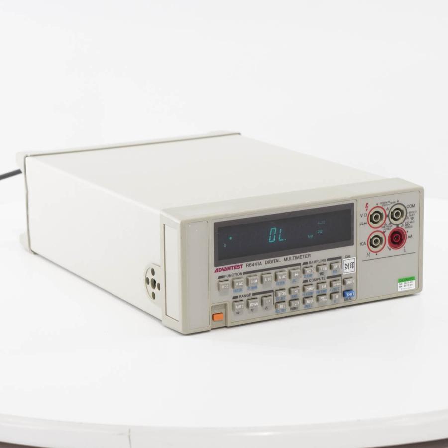 [DW]USED 8日保証 05/2021CAL ADVANTEST R6441A DIGITAL MULTIMETER デジタルマルチ ...