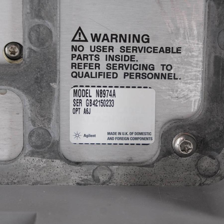 [DW]USED 8日保証 10/2020CAL Agilent N8974A NFA Noise Figure Analyzer ノイズフィギュアアナライザー OPT A6J 10MHz-6 ...
