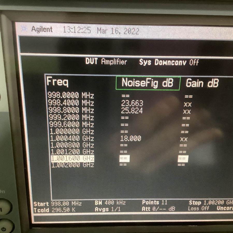 [DW]USED 8日保証 10/2020CAL Agilent N8974A NFA Noise Figure Analyzer ノイズフィギュアアナライザー OPT A6J 10MHz-6 ...