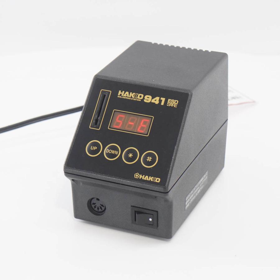 [JB]USED 現状販売 HAKKO 941 941-01 SOLDERING STATION はんだこて 半田ごて ステーションタイプ 911 631[ST03767-0436 ...