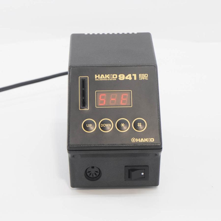 [JB]USED 現状販売 HAKKO 941 941-01 SOLDERING STATION はんだこて 半田ごて ステーションタイプ 911 631[ST03767-0436 ...