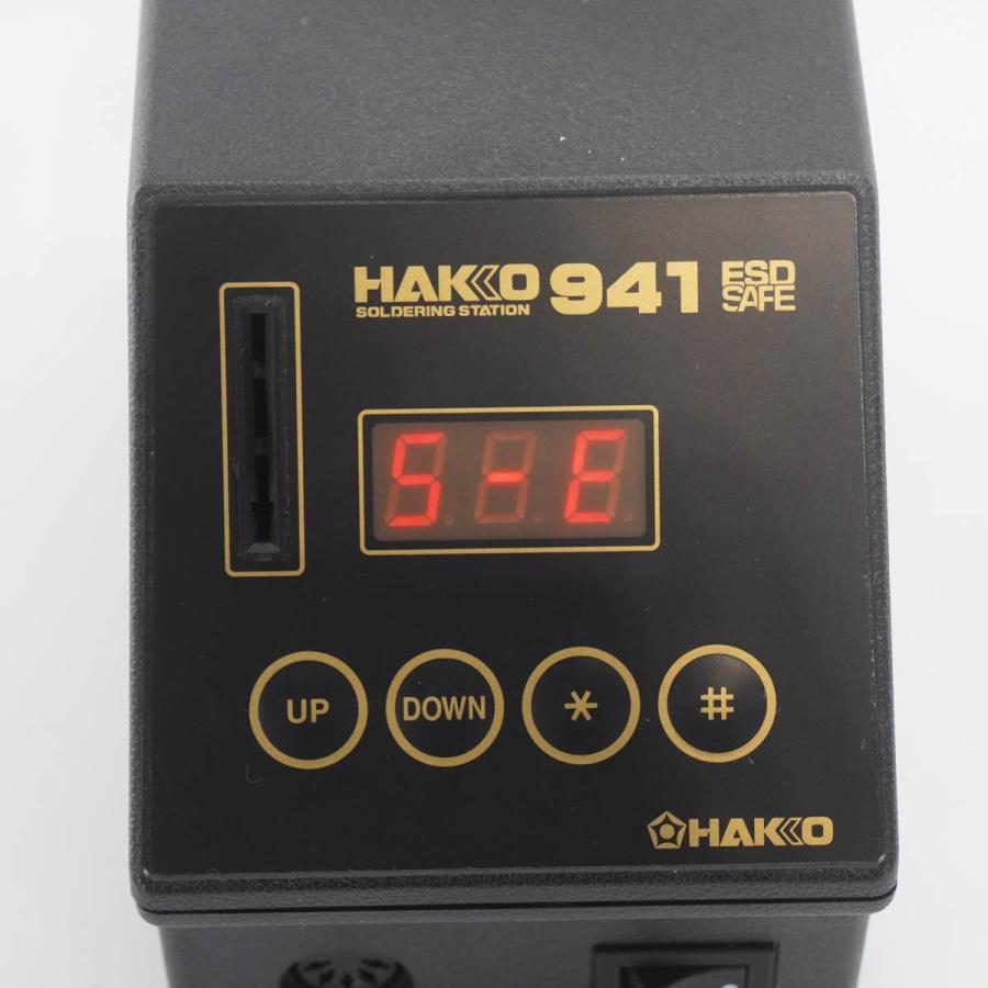 [JB]USED 現状販売 HAKKO 941 941-01 SOLDERING STATION はんだこて 半田ごて ステーションタイプ 911 631[ST03767-0436 ...