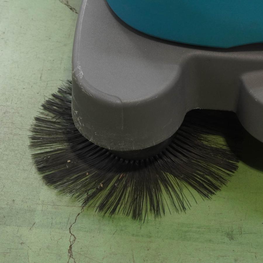 [PG]USED 8日保証 TENNANT S9 床洗浄機 バッテリー式 歩行型スイーパー Walk Behind Sweeper 鍵 ...
