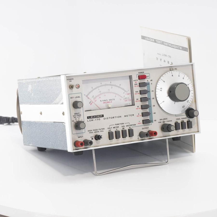 [DW]USED 8日保証 LEADER LDM-170 DISTORTION METER ディストーションメーター 取扱説明書 ...
