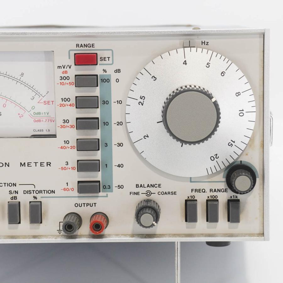 [DW]USED 8日保証 LEADER LDM-170 DISTORTION METER ディストーションメーター 取扱説明書 ...