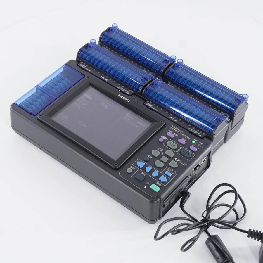 [DW]USED 8日保証 HIOKI LR8400 MEMORY HiLOGGER メモリーハイロガー LR8500*4 ACアダプター ...