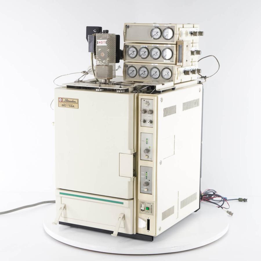 [DW]USED 8日保証 SHIMADZU GC-14A GAS CHROMATOGRAPH ガスクロマトグラフ GS-230 FpFC ...