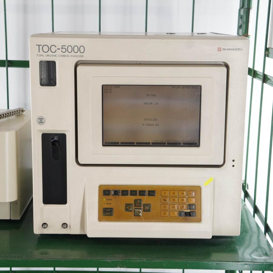 [JB]USED 現状販売 セット SHIMADZU TOC-5000 ASI-5000 TOC計 TOTAL ORGANIC CARBON ANALYZER 電源コード 取扱説明書 ...