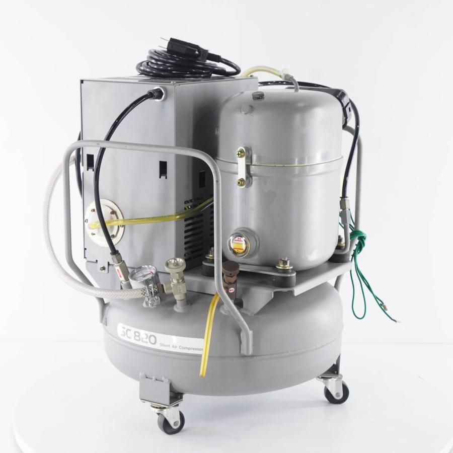 [PG]USED 8日保証 HITACHI SC 820 SC820 Silent Air Compressor サイレントエアーコンプレッサー 50/60Hz[ST03946-0017 ...