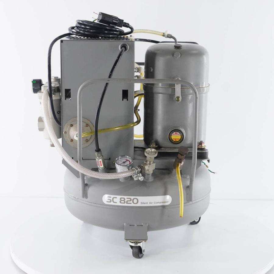 [PG]USED 8日保証 HITACHI SC 820 SC820 Silent Air Compressor サイレントエアーコンプレッサー 50/60Hz[ST03946-0017 ...
