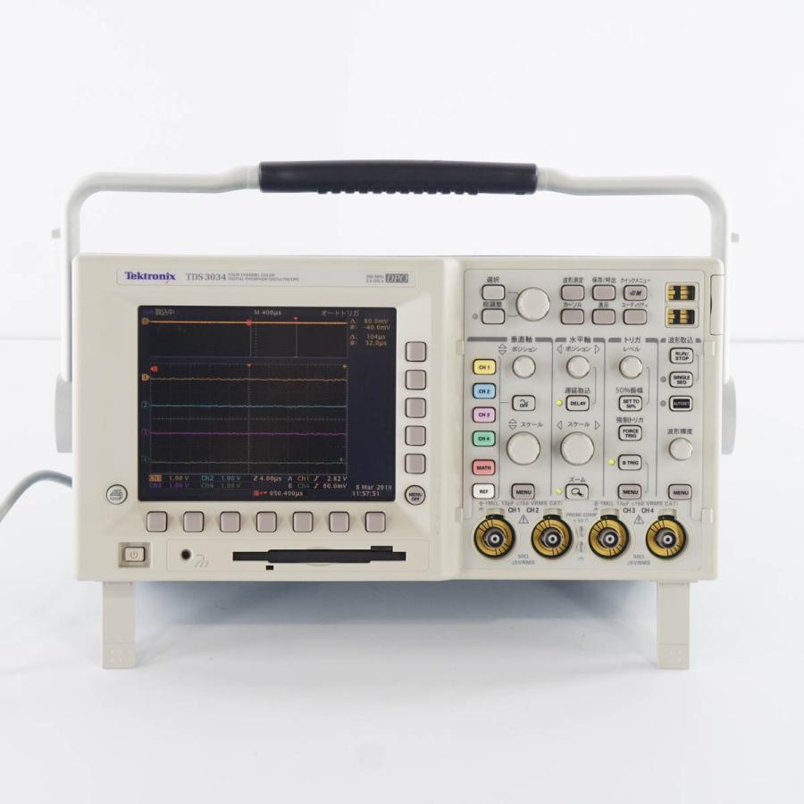 [DW]USED 8日保証 セルフテストOK Tektronix TDS 3034 DIGITAL PHOSPHOR OSCILLOSCOPE ...