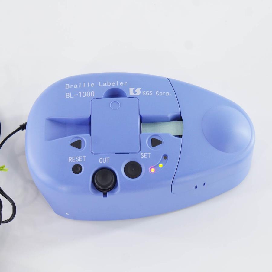 [PG]USED 8日保証 KGS BL-1000 Braille Labeler 点字ラベラー ACアダプター 取扱説明書[ST03955 ...