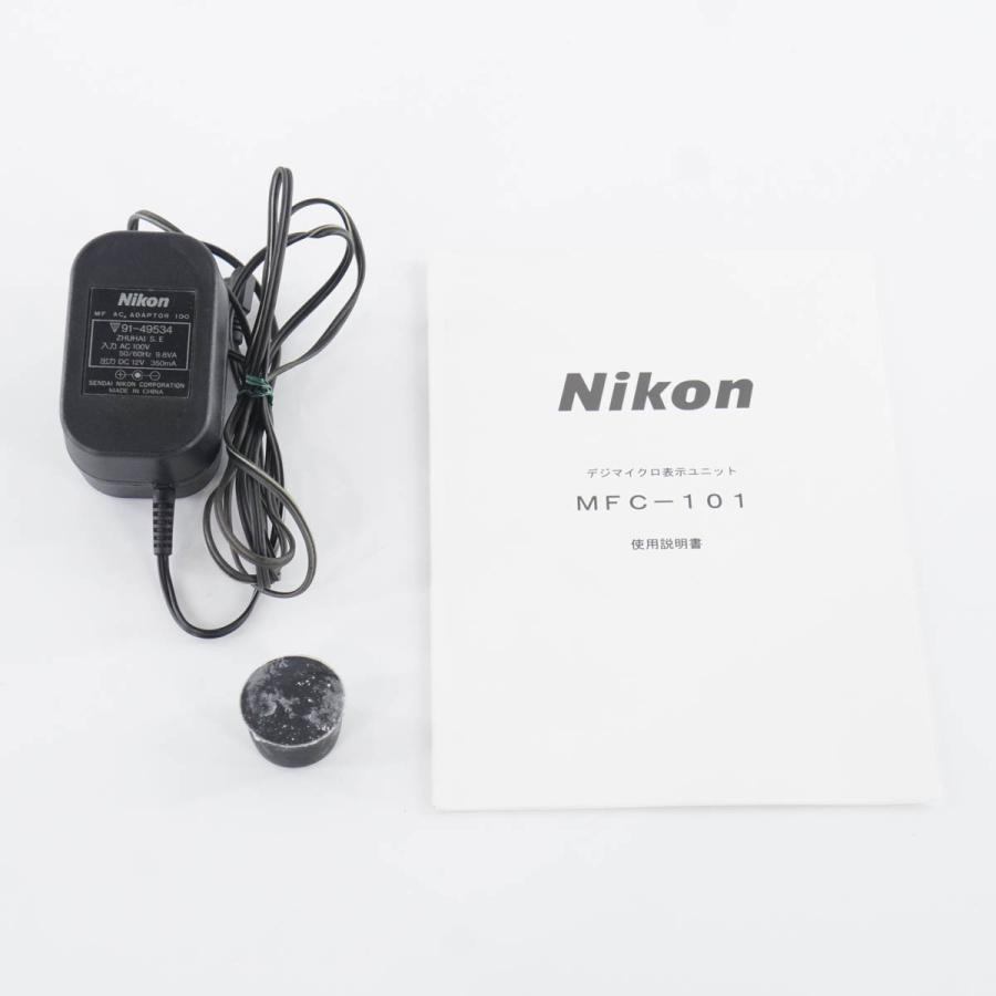 [DW]USED 8日保証 NIKON MFC-101 MF-501 DIAL COMPARATOR ダイヤルコンパレーター スタンド デジマイクロ ACアダプター[ST03955-0077 ...