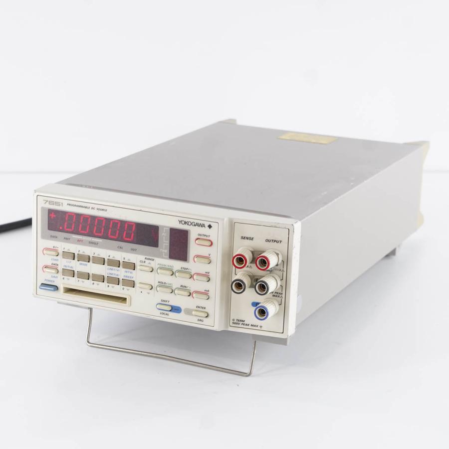 [DW]USED 8日保証 YOKOGAWA 7651 PROGRAMMABLE DC SOURCE 電源コード 取扱説明書[ST03986 ...