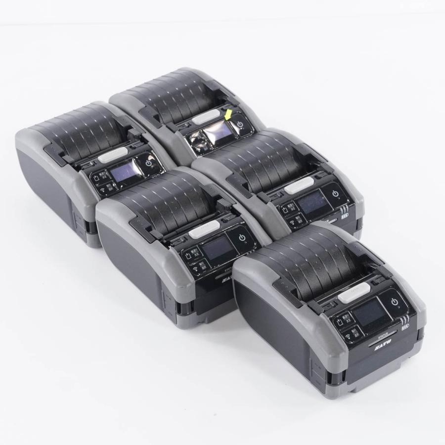 [JB]USED 現状販売 5台セット SATO PW208 STD モバイルプリンター BARCODE PRINTER バーコードプリンター ...