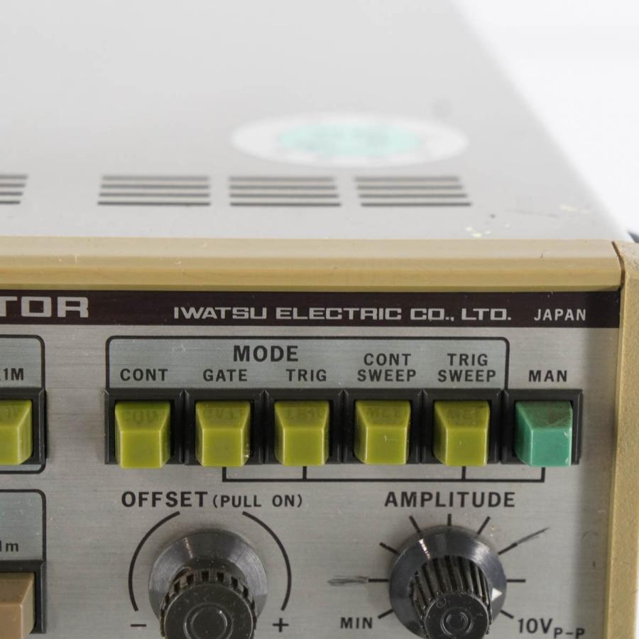 [JB]USED 現状販売 IWATSU FG-350 FUNCTION GENERATOR ファンクションジェネレーター 電源コード ...