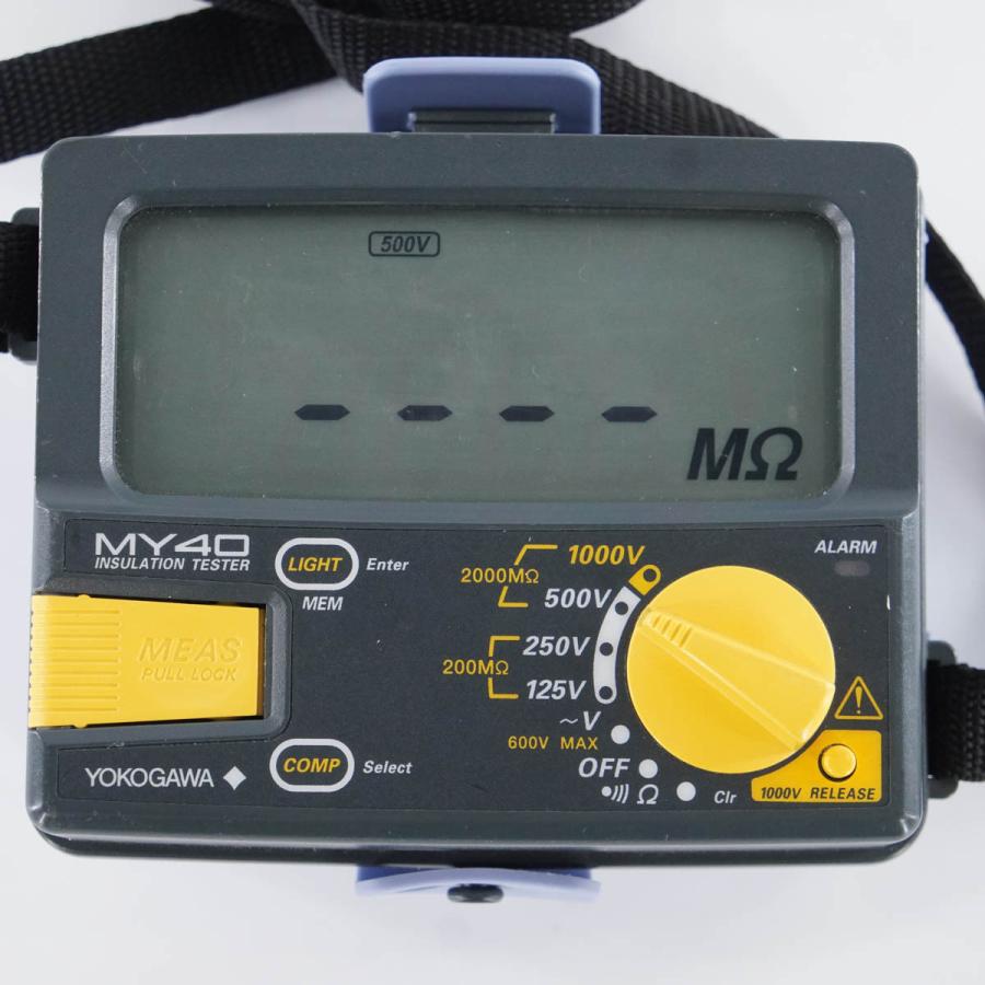 [JB]USED 現状販売 YOKOGAWA MY40 MY40-01 INSULATION TESTER デジタル絶縁抵抗計 取扱説明書 ...