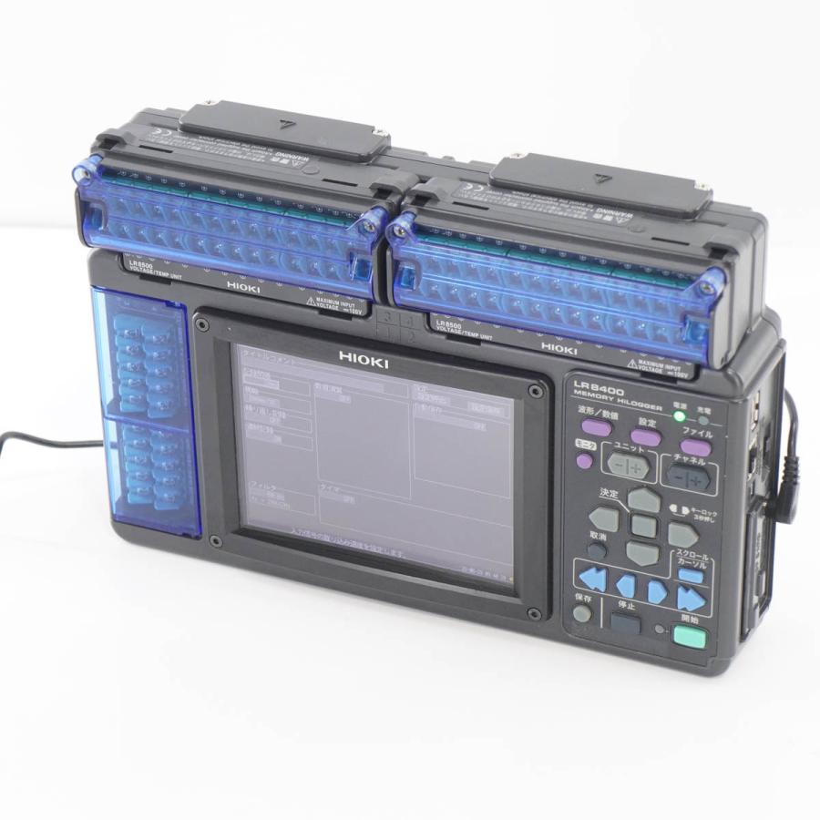 [DW]USED 8日保証 HIOKI LR8400 LR8500*2 MEMORY HiROGGER メモリーハイロガー VOLTAGE ...