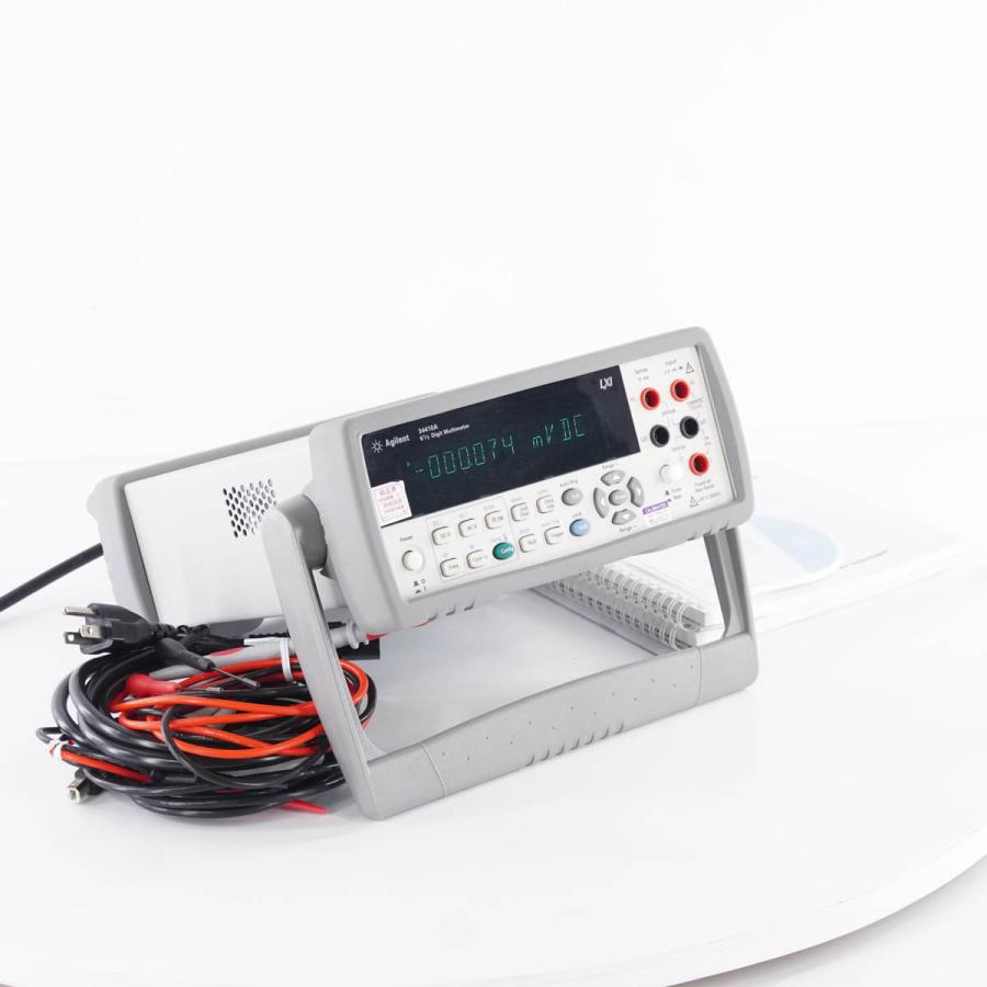 [JB]USED 現状販売 Agilent 34410A LXI Digit Multimeter デジタルマルチメーター 6 1/2 電源 ...