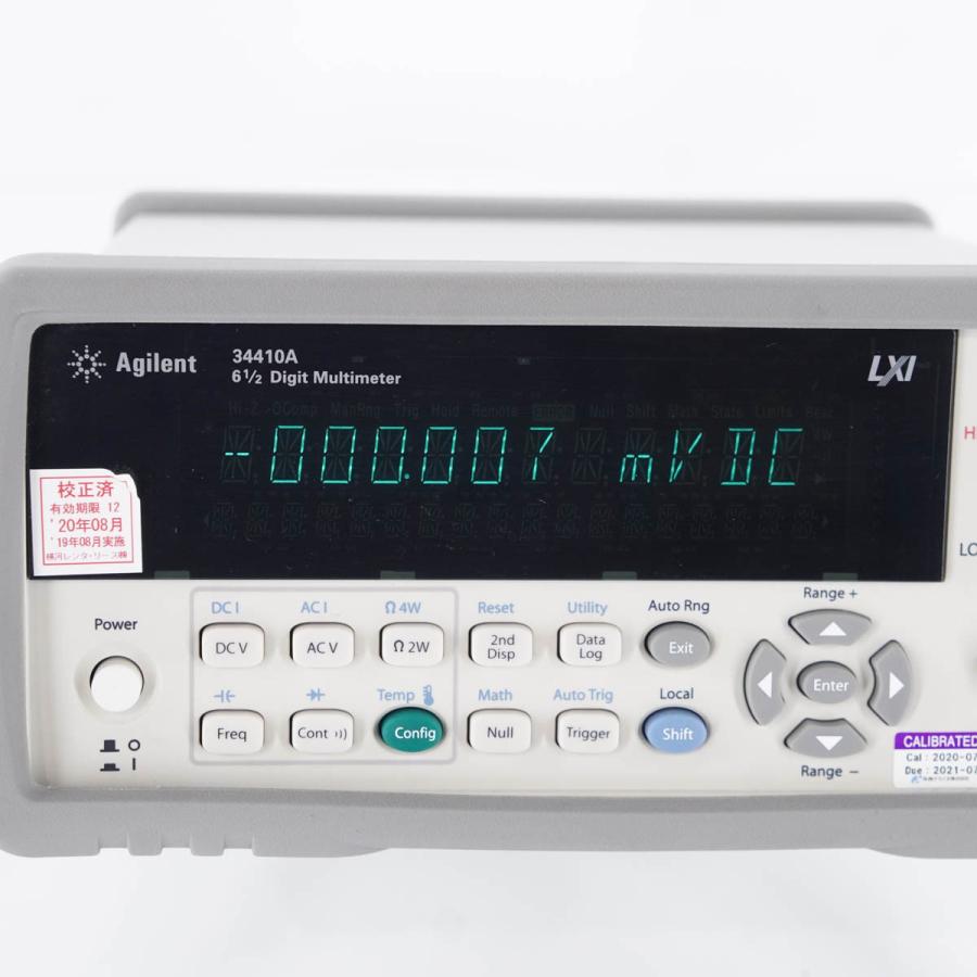 [JB]USED 現状販売 Agilent 34410A LXI Digit Multimeter デジタルマルチメーター 6 1/2 電源 ...
