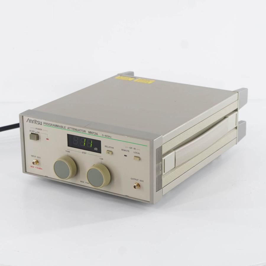 Anritsu MN72A PROGRAMMABLE ATTENUATOR プログラマブルアッテネーター 0-18GHz[ST04073-0038] : ソクラボショップ - 通販 ...