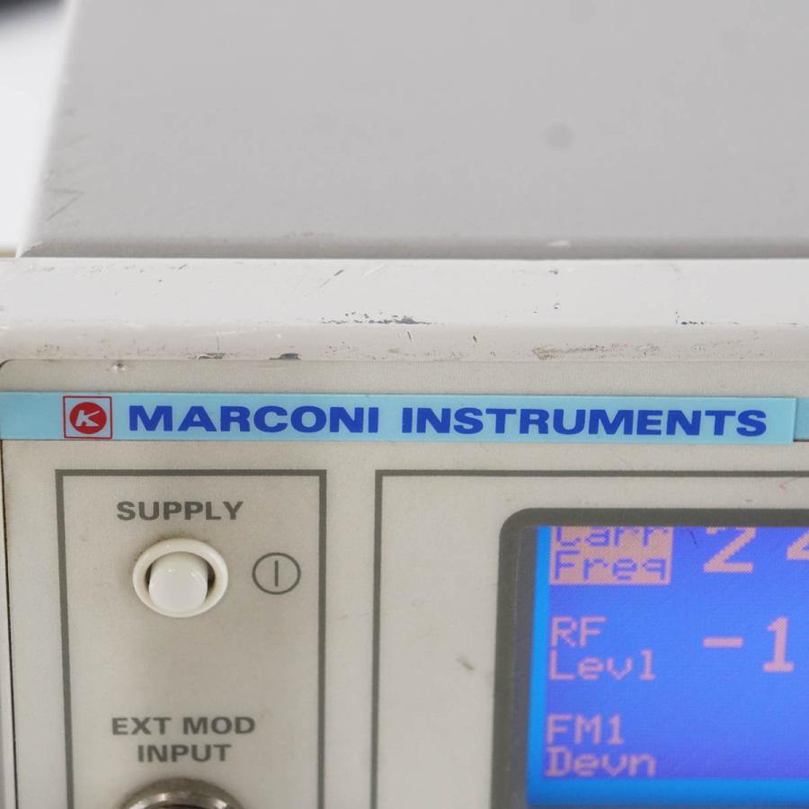 [DW]USED 8日保証 MARCONI 2024 signal generator シグナルジェネレーター 9kHz-2.4GHz 電源 ...