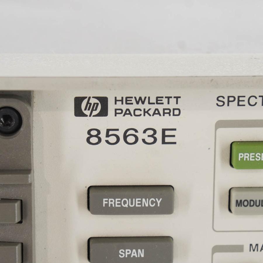HP 8563E SPECTRUM ANALYZER スペクトラムアナライザー OPT H02 85620A 9kHz-26.5GHz 電源 ...