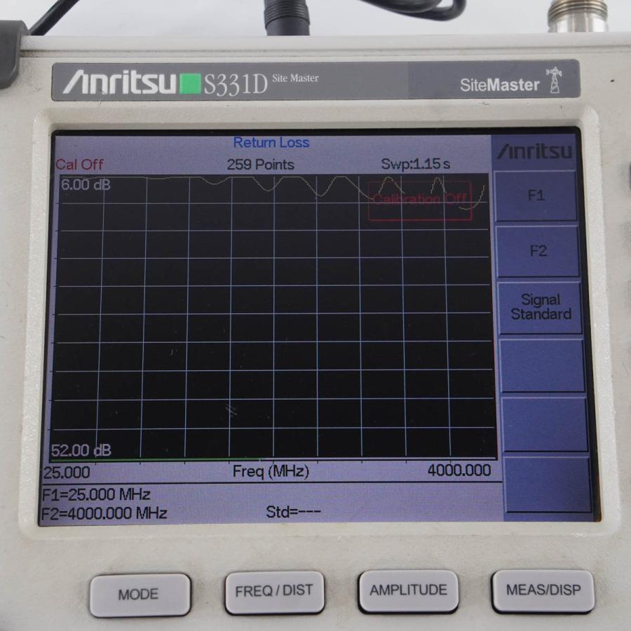 [DW]USED 8日保証 Anritsu S331D Site Master サイトマスター Cable and Antenna Analyzer ケーブル/アンテナアナライザ ...