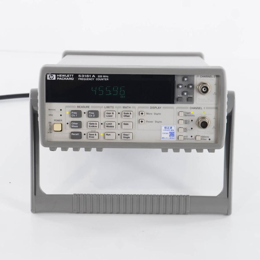 [JB]USED 現状販売 HP 53181A FREQUENCY COUNTER 周波数カウンター OPT 010 030 225MHz ...