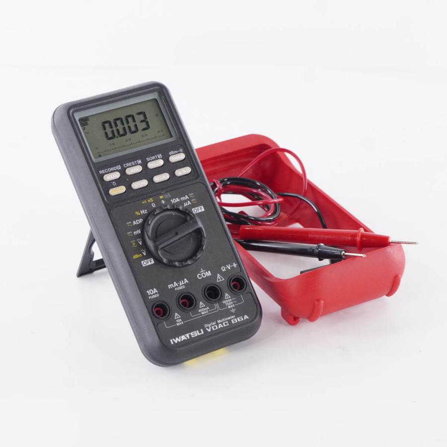 [DW]USED 8日保証 IWATSU VOAC 86A Digital Multimeter デジタルマルチメーター[ST04084 ...