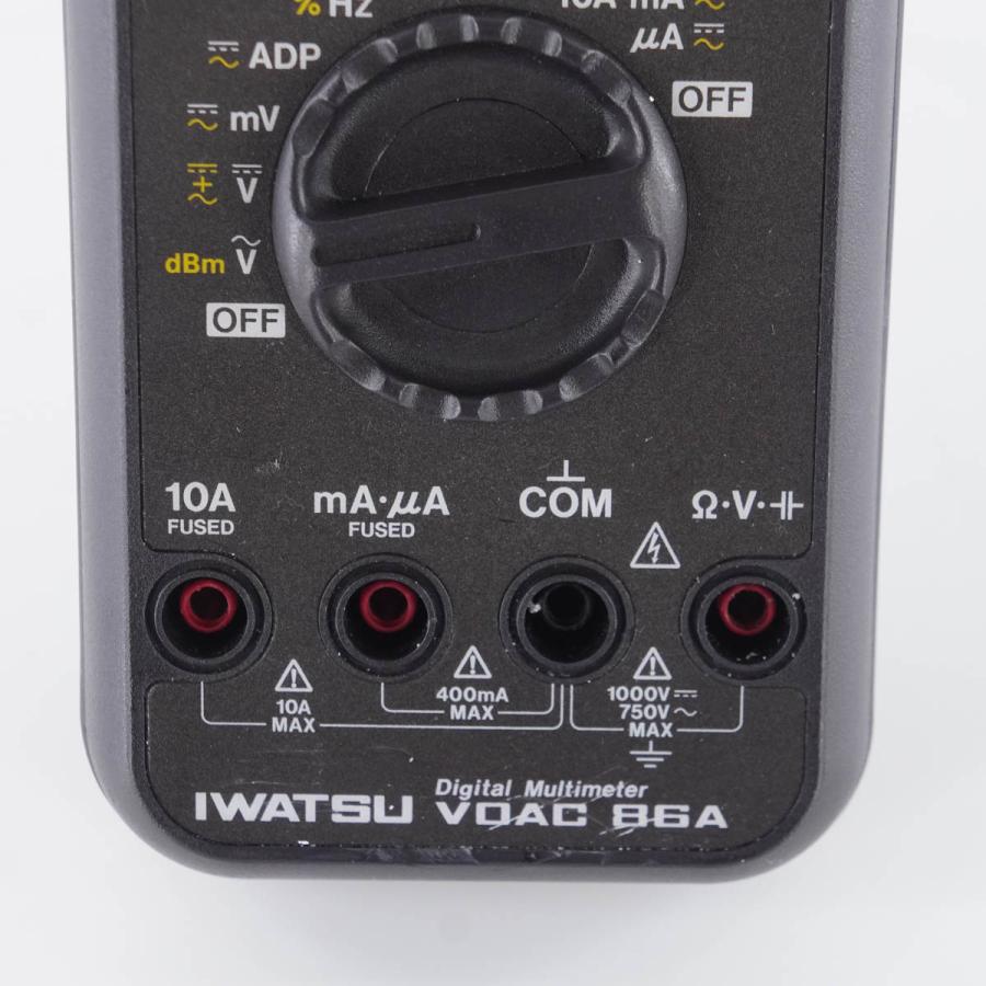 [DW]USED 8日保証 IWATSU VOAC 86A Digital Multimeter デジタルマルチメーター[ST04084 ...