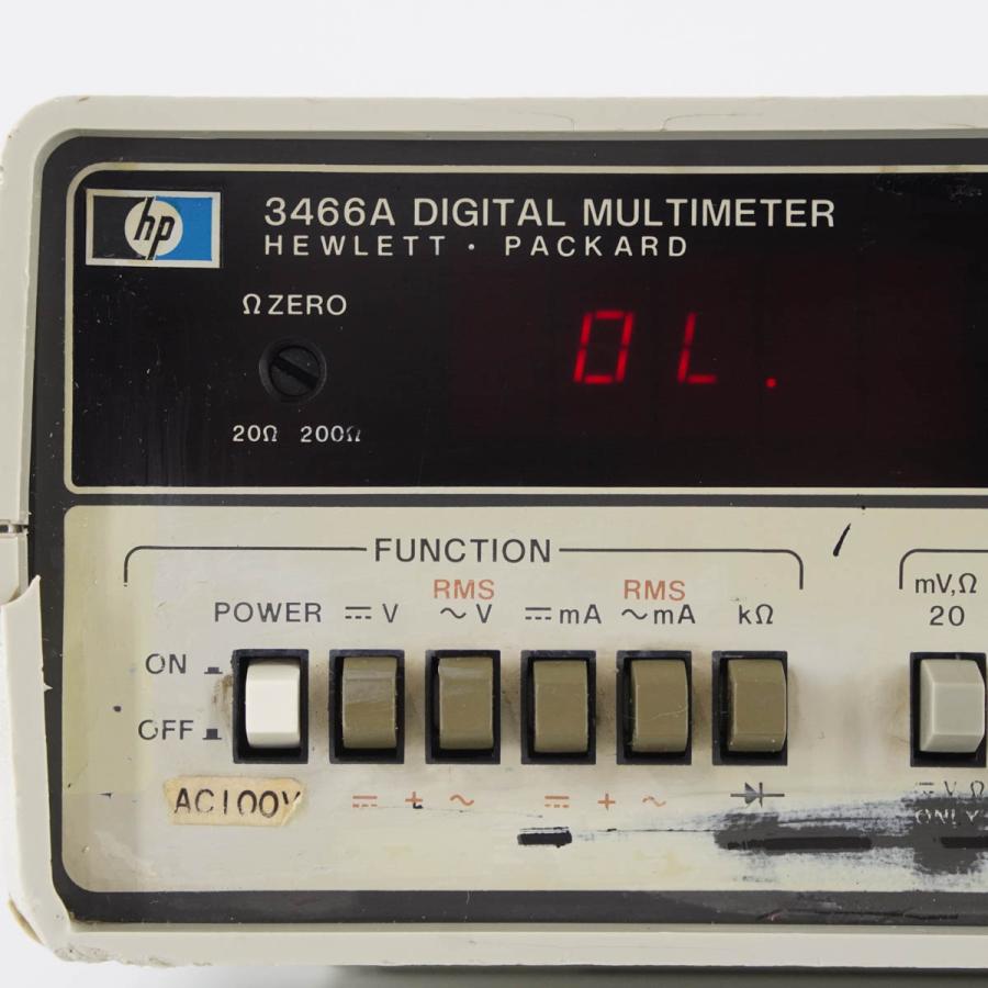 [DW]USED 8日保証 HP 3466A DIGITAL MULTIMETER デジタルマルチメーター[ST04084-0031 ...