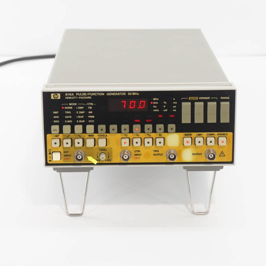 [DW]USED 8日保証 HP 8116A PULSE/FUNCTION GENERATOR パルス ファンクションジェネレーター ...
