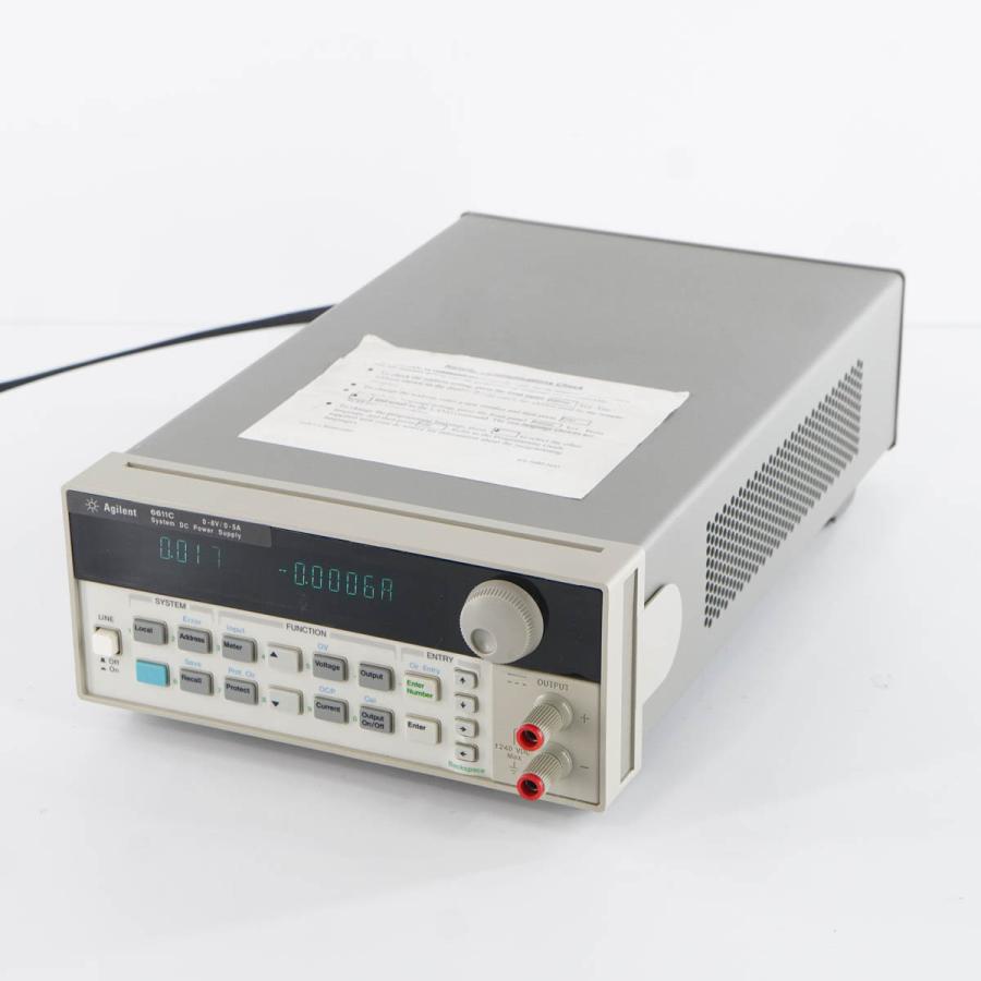 [JB]USED 現状販売 Agilent 6611C 06611-69001 System DC Power Supply パワーサプライ ...