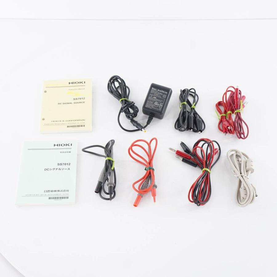 [DW]USED 8日保証 HIOKI SS7012 DC SIGNAL SOURCE シグナルソース ACアダプター 取扱説明書 ...