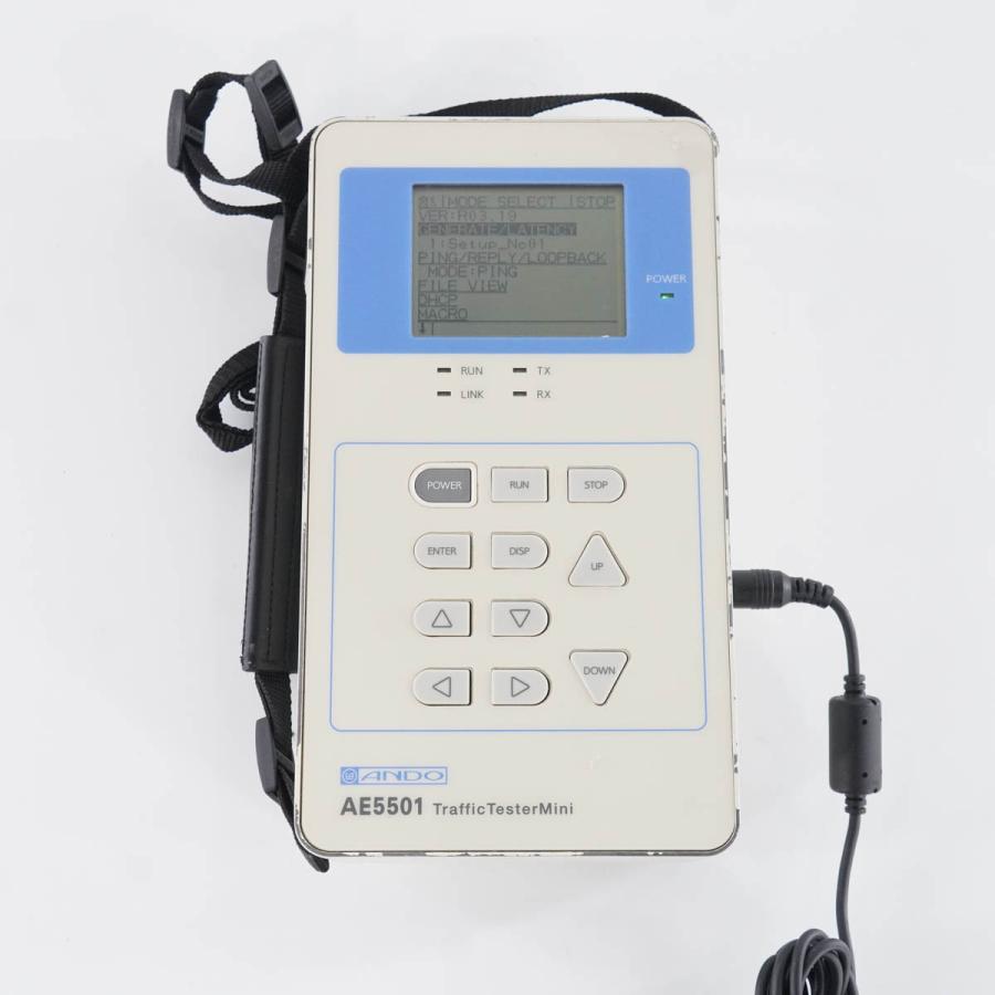 [DW]USED 8日保証 ANDO AE5501 Traffic Tester Mini トラフィックテスターミニ Agilent HFBR ...