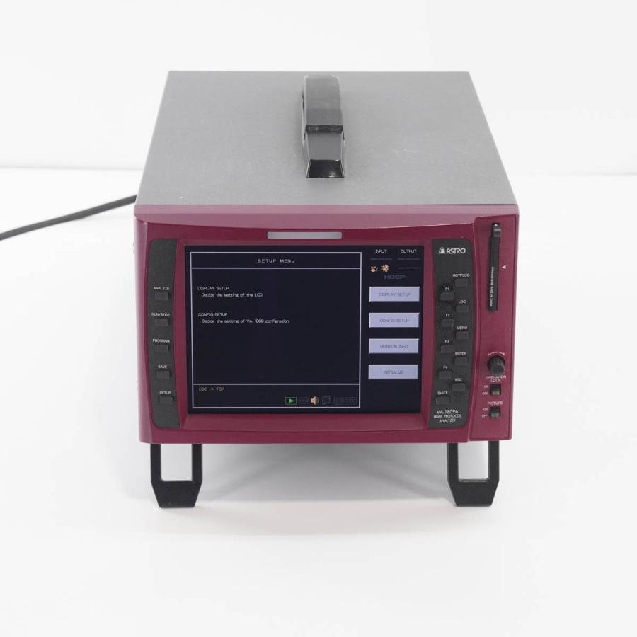 [DW]USED 8日保証 ASTRO DESIGN VA-1809A HDMI PROTOCOL ANALYZER プロトコルアナライザー ...