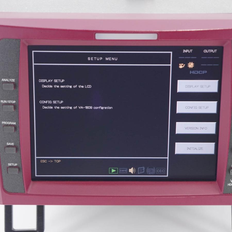 [DW]USED 8日保証 ASTRO DESIGN VA-1809A HDMI PROTOCOL ANALYZER プロトコルアナライザー ...