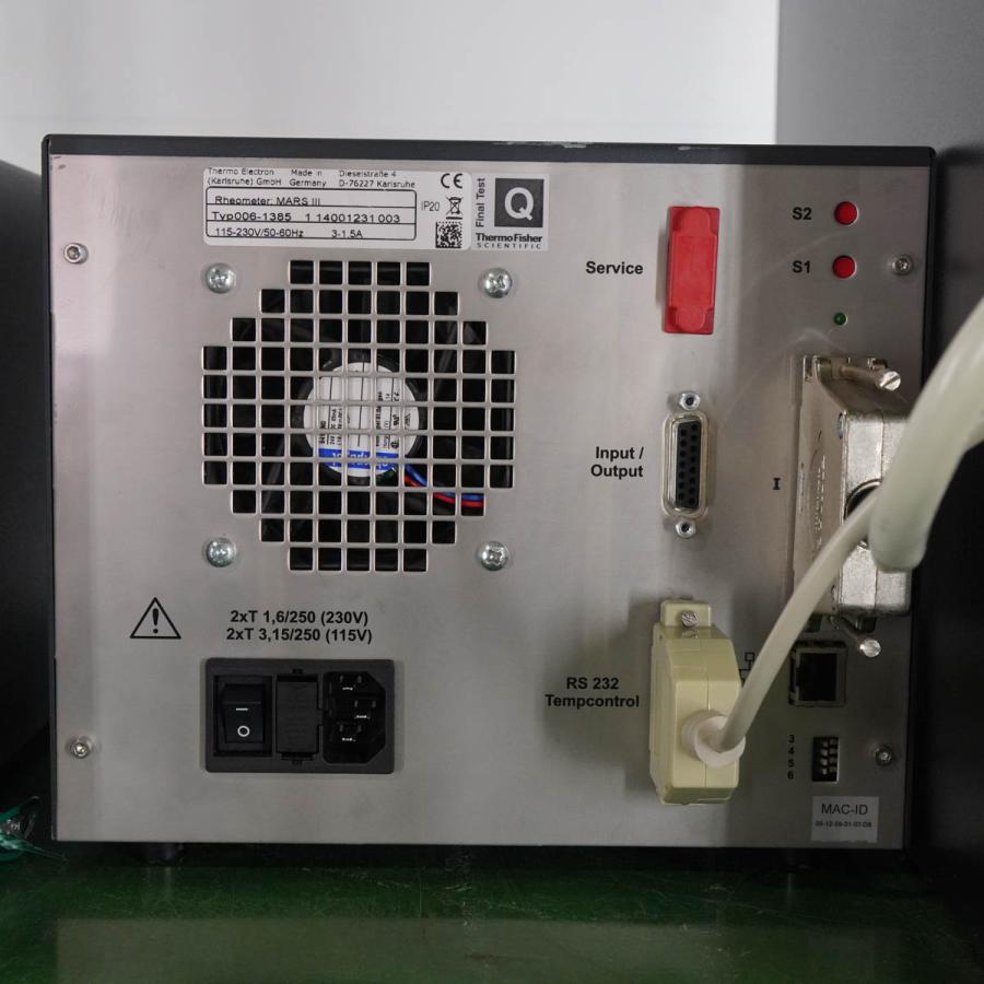 [DW]USED 8日保証 Thermo HAAKE MARS III 粘度計 Rheometer レオメーター 電源コード ソフトウェア ...
