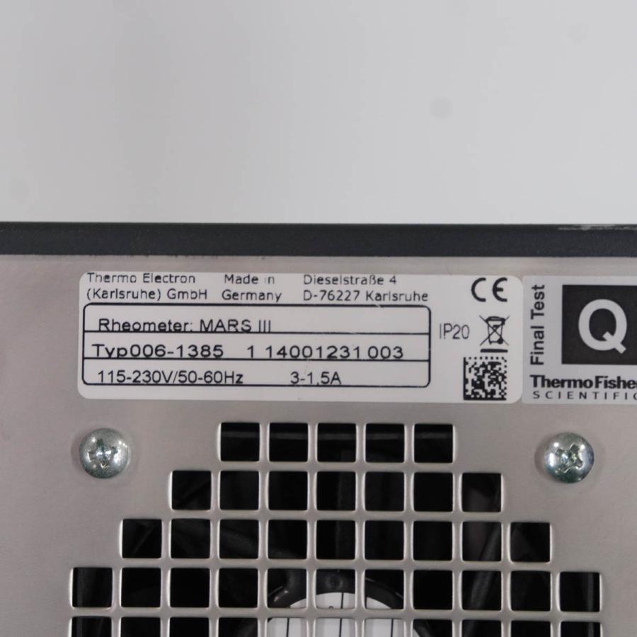 [DW]USED 8日保証 Thermo HAAKE MARS III 粘度計 Rheometer レオメーター 電源コード ソフトウェア ...