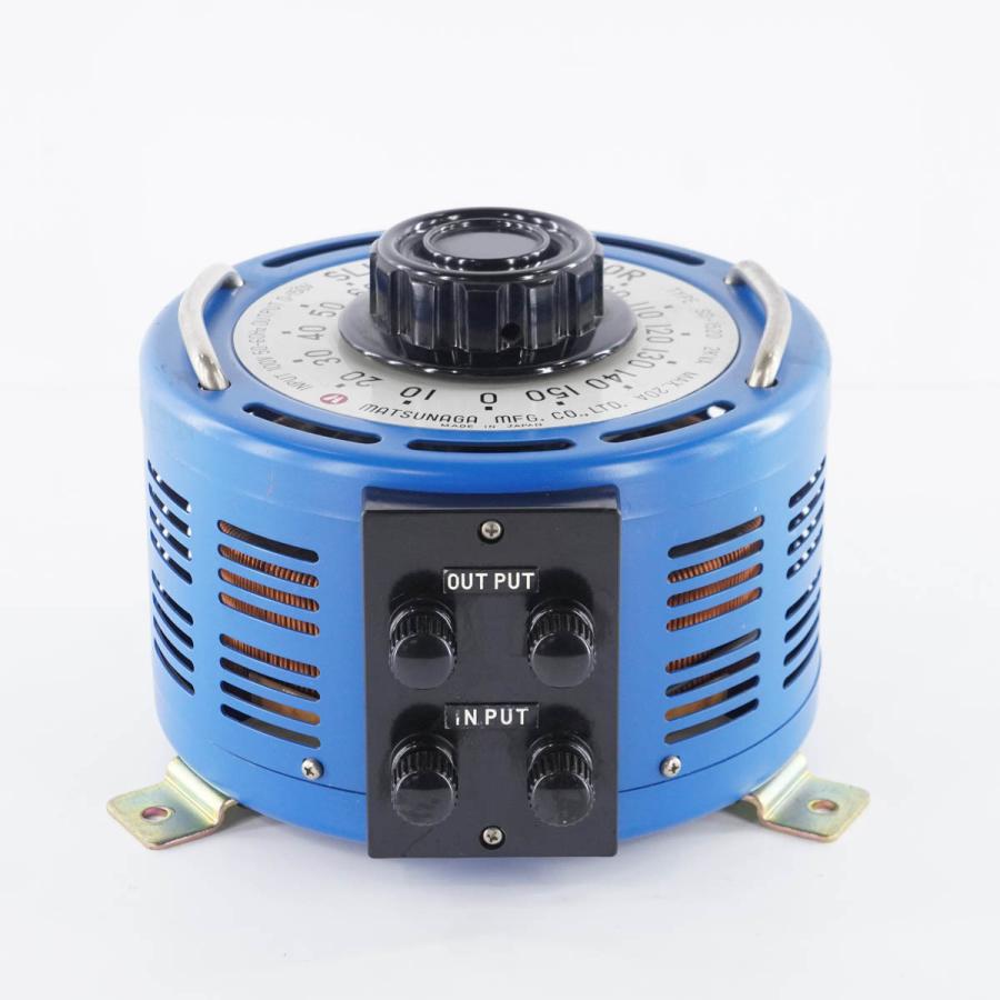 [DW]USED 8日保証 Matsunaga SD-1520 SLIDE REGULATOR スライドレギュレーター 取扱説明書 ...