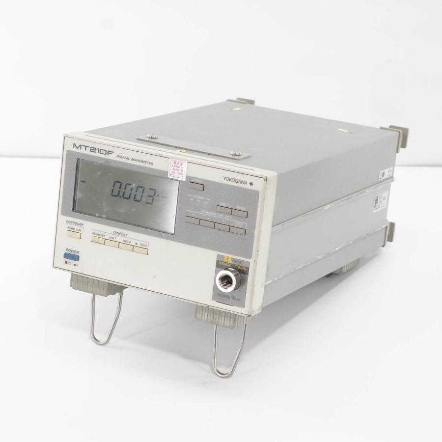 [DW]USED 8日保証 11/2020CAL YOKOGAWA MT210F 767333-U1-C1-P1-M/DA DIGITAL MANOMETER デジタルマノメーター 電源コー ...
