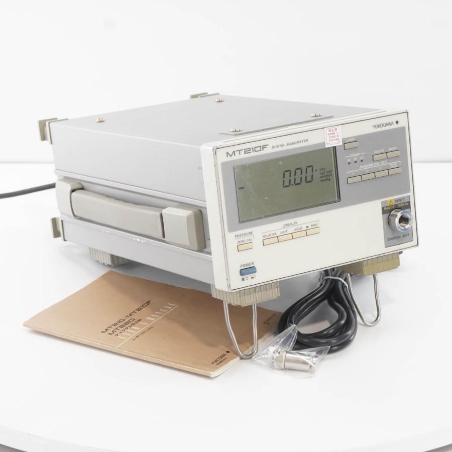 [DW]USED 8日保証 07/2020CAL YOKOGAWA MT210F 767335-U2-C1-P1-M/DA DIGITAL MANOMETER デジタルマノメーター 電源コー ...